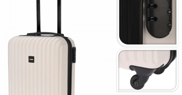 Koferis, 28L,PROWORLD,- balts